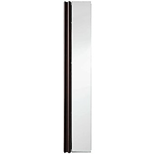 Signature Hardware 412589 Bernstein 24" W x 30" H Surface or Recess Mounted Aluminum Framed Single Door Medicine Cabinet
