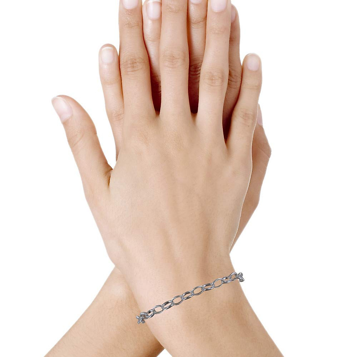 LES POULETTES JEWELS - Sterling Silver Charms Bracelet - Classics - Size 8.5 inch