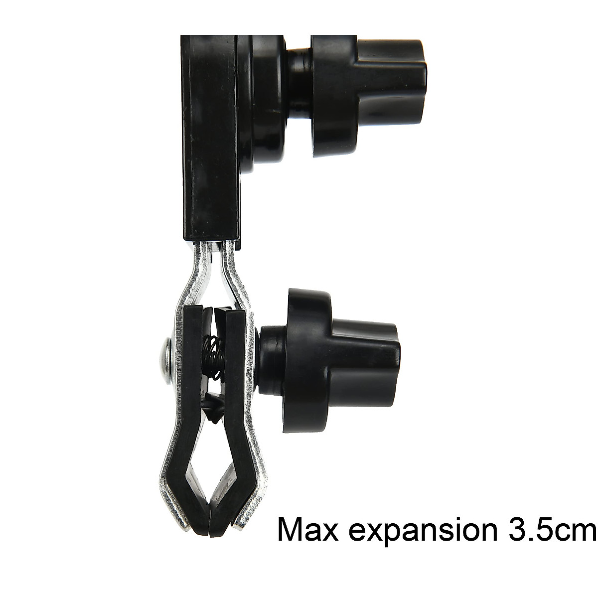 STARRY CITY Chair Umbrella with Universal Adjustable Clamp,46 inch Sun Shade,Clip on Parasol for Patio Chair Beach Chair Wheelchairs Golf Carts (L-Blue)