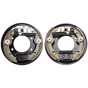 10L0L Brake Assembly for EZGO TXT PDS, Yamaha G14 G16 G19 G20 G21 G22 Golf Cart, Driver Side and Passenger Side, includes Brake Shoes, OEM# 70998-G01 70998-G02