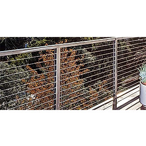 Forney 70453 Wire Rope, Vinyl Coated Aircraft Cable, 250-Feet-by-3/16-Inch thru 1/4-Inch