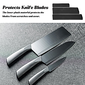 Kichvoe 3pcs Sleeve Protector Universal Cover for Cutter Universal Cutter Kitchen Cutter Blade Edges Cover Blade Guard Kitchen Covers Chef Covers Scabbard Abs