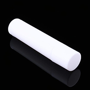 100PCS 5ml Clear Sturdy Black White Empty Round Plastic Lip Balm Tubes Containers for DIY Refillable Lip Gloss Tube Lipstick Containers
