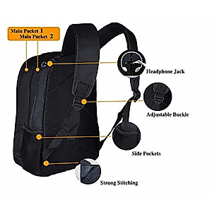 BUGUTKONG 3 in 1 Anime Tokyo Ghoul Backpack Bookbag School Bag Daypack Rucksack Shoulder Bag 9