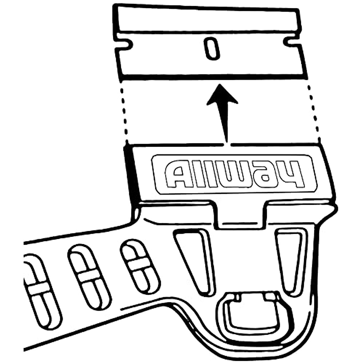 ALLWAY RKW2 Razor Wallpaper Knife