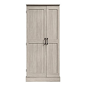 Sauder Miscellaneous Storage Cabinet, L: 32.17" x W: 17.13" x H: 72.09", Spring Maple Finish