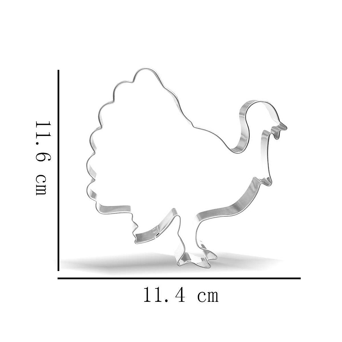 Large Fall Thanksgiving Cookie Cutter Set - 7 Piece - Stainless Steel