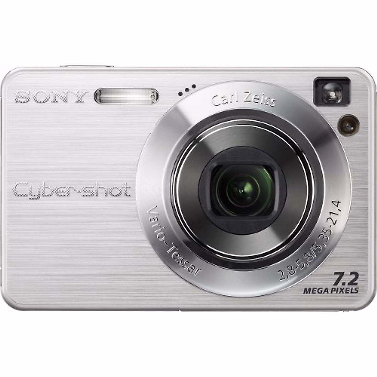 Sony Cybershot DSCW120 7.2MP Digital Camera with 4x Optical Zoom with Super Steady Shot (Silver)