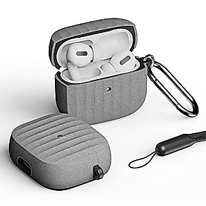 K-Max Soft Hard Case Compatible with AirPods 3rd Generation Case(2021), [Case Cover+Keychain+Silicone Strap] Wireless Charging, Double Layers Protection for AirPods 3(Sand)…