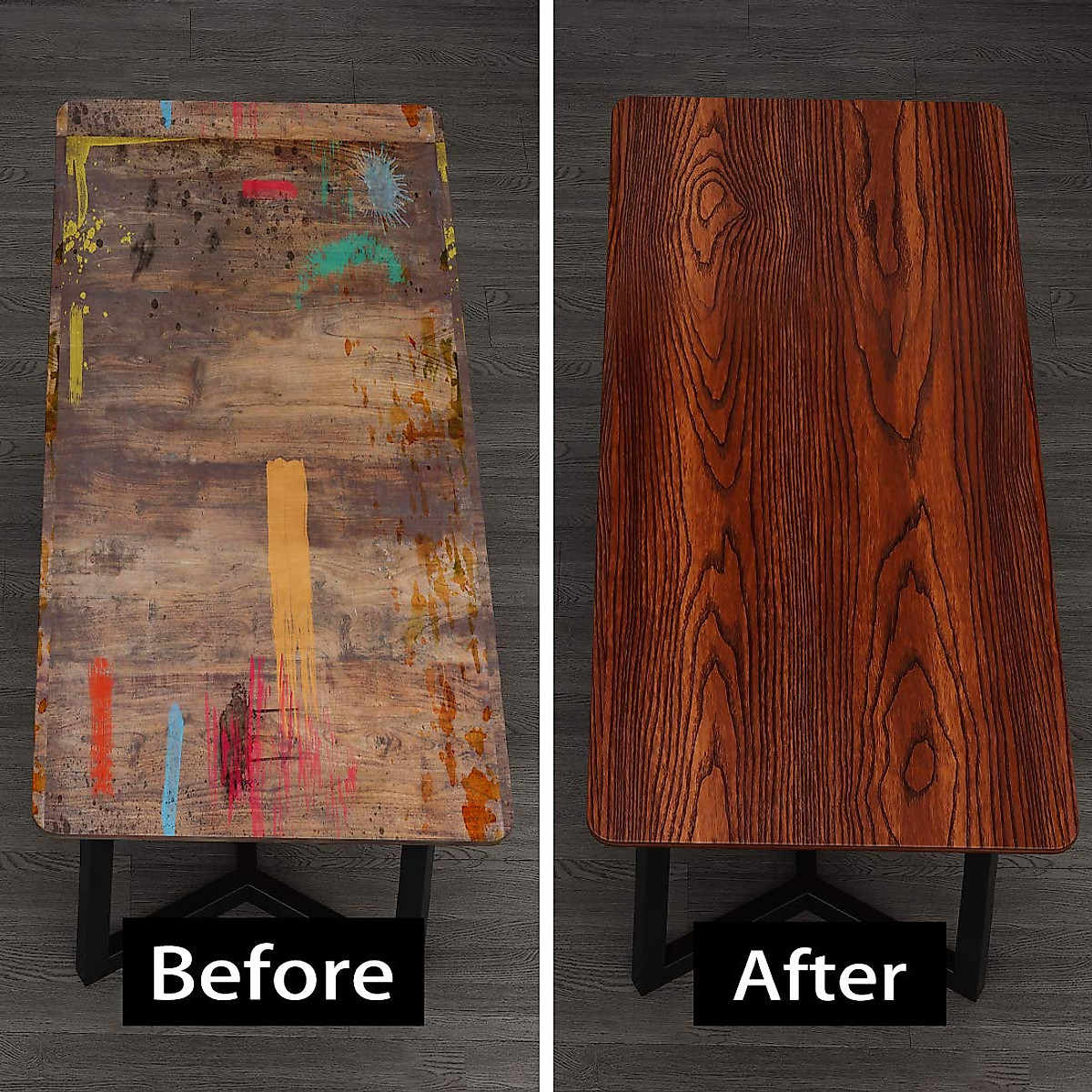 Livelynine Cherry Wood Contact Paper for Cabinets Desk Table Top Peel and Stick Cabinet Covering Mahogany Wood Grain Wallpaper Adhesive Liner Laminate Sheet Veneer Furniture Vinyl Wrap 15.8X78.8