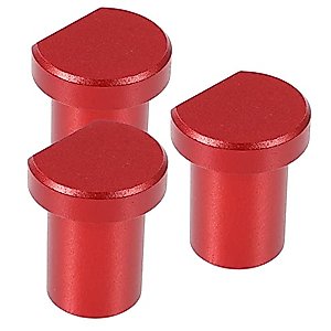 DOITOOL 3pcs Workbench Stop Desktop Accessories Tool Bench Wood Working Clamps Forging Tongs Dog Hole Clamp Workbench Short Clamp Woodworking Planing Stop Workbench Short Peg Workbench Red