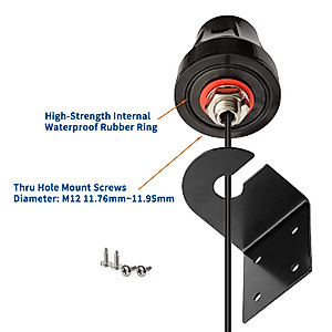 Bingfu 5dBi SMA Male Antenna Outdoor Fixed Bracket Wall Mount Waterproof Garage Door Gate Opener Antenna SMA/RP-SMA Antenna Extender