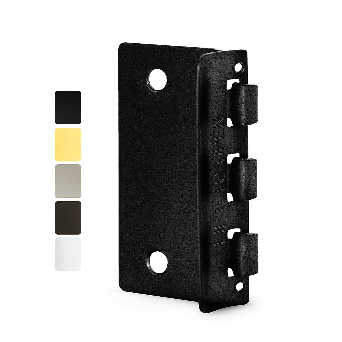 Jack N’ Drill Flip Action Door Lock (6 Pack)- Reversible Privacy Door Locks with Anti Lockout Screw for Child Proofing and Home Defense, Easy to Install and Durable Lock for Interior Swing-in Doors