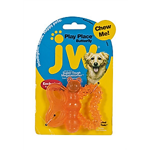 JW Pet Playplace Butterfly Teether, Multicolor