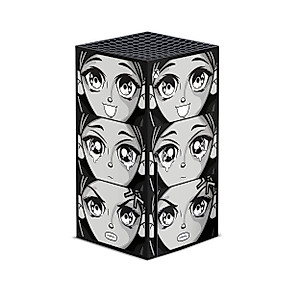 TACKY DESIGN Anime Skin Compatible for Xbox Series x Skin Kawaii Console & Two Controller Skin, Xbox x Sticker Premium Vinyl 3M Decal Full wrap, Xbox Cover