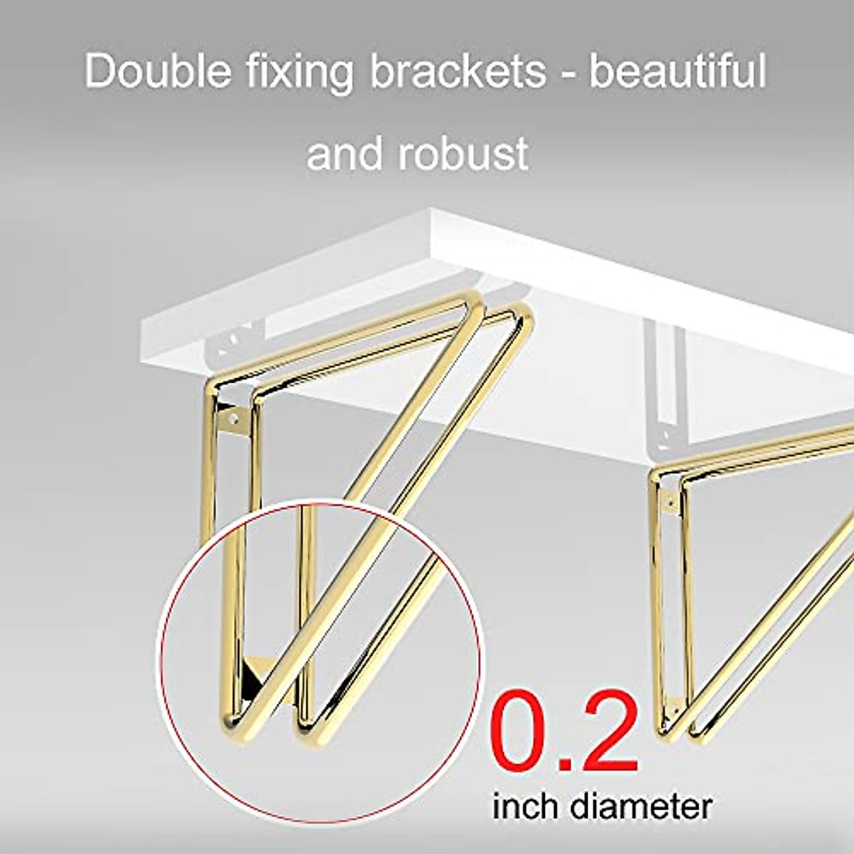 White Floating Shelves，Wall Mounted Decor Set of 3，Hanging Wall Shelves for Living Room, Bedroom, Kitchen,Office