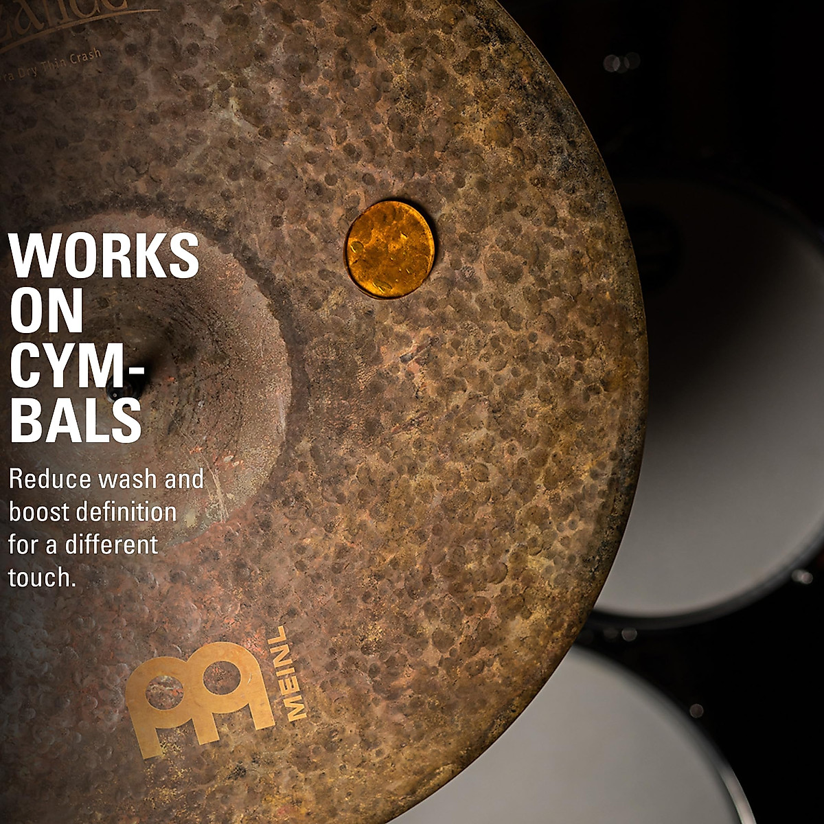 Meinl Cymbals pc Drum Honey Dampening Gel Pads, 12 Piece Assortment with Varying Sizes — Includes Container and Dividers (MDHA)