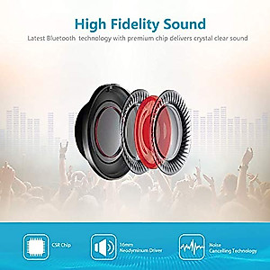 Bluetooth Beanie Hat Headphones Headset, Wireless Connection Siri Voice Control Built-in HD Stereo Speakers & Microphone, Musical Knit Cap for Running, Sports, Women Men (Black)