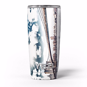 Design Skinz Overlook NYC Loop - Skin Decal Vinyl Wrap Kit Compatible with The Yeti Rambler Cooler Tumbler Cups