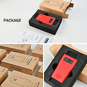 Autel CAN FD CANFD Adapter for GM MY2020 Vehicles, 2024 Newest Compatible with Autel Scanner Diagnostic Scan Tool MaxiSys Series Vehicle Models W/CAN FD Protocol (100% Original)