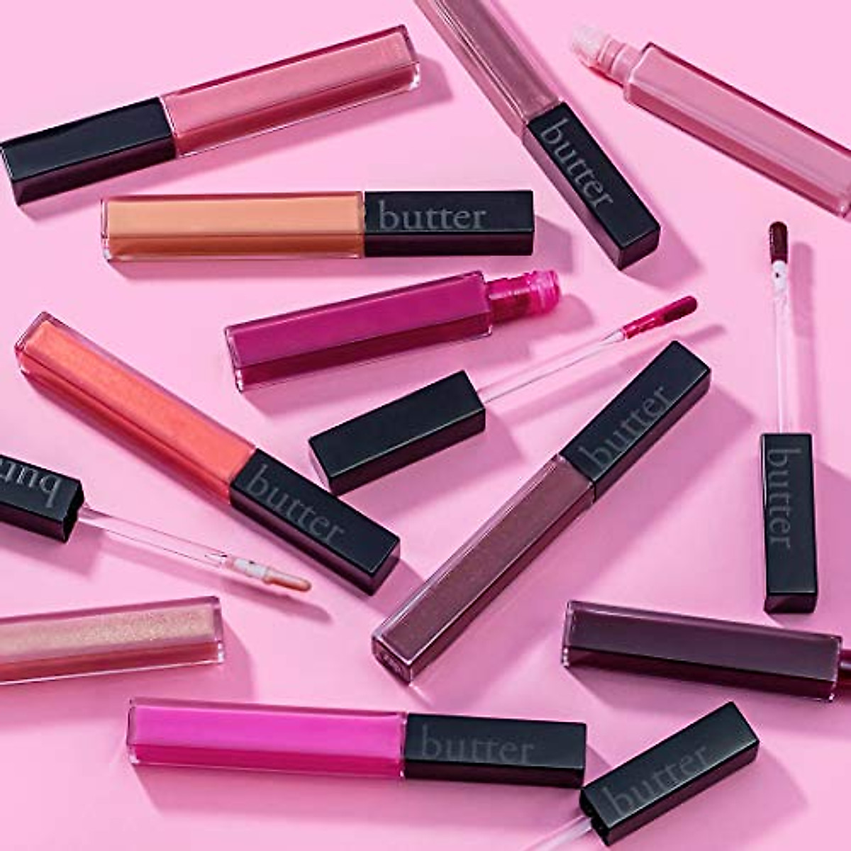 butter LONDON Plush Rush Plumping Lip Gloss, Ultra-Shine & Hydrating, Improves Lip Texture, Cruelty Free, Late Night