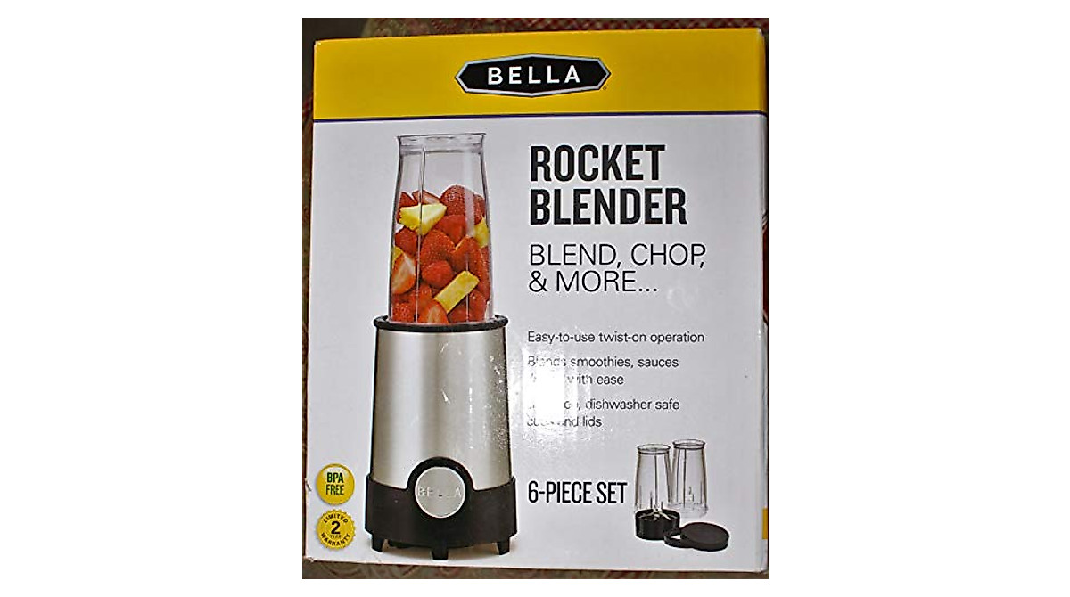 BELLA 6 Piece Rocket Blender – Ultimate Kitchen Tool