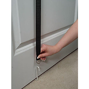 Jokari Tumbler and Bottle Storage Organizer Door Rack Holds Large Water and Drinking Containers with a Unique Over the Door Shelf System with Mesh Net Sleeves that Hangs Perfect in a Kitchen Pantry