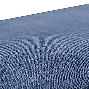 Pillow Perfect Tory Solid Indoor/Outdoor Lumbar Pillow Plush Fill, Weather and Fade Resistant, Lumbar - 11.5" x 18.5",, Blue, 2 Count