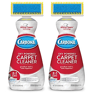 Carbona Oxy-Powered 2-in-1 Carpet Cleaner, 27.5 Ounces - Pack of 2