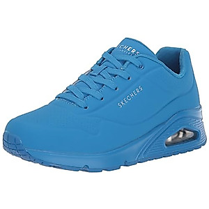 Skechers Women's Uno-Night Shades Sneaker, Blue, 9