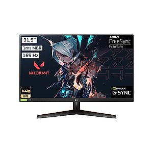 LG 32GN650-B 32 inch Ultragear QHD 165Hz 16:9 HDR10 Monitor with FreeSync Premium Bundle with 1 Year Extended Protection Plan and Elite Suite 18 Standard Editing Software Bundle E9LG32GN650B