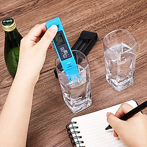 High Quality Water Test Meter. Professional TDS EC & Temperature Meter. 3-in-1. Lifetime Guarantee! Accurate and Reliable Water Test Meter. With Protective Leather Case.