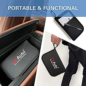 CKAuto Universal Tire Repair Kit, Heavy Duty Car Emergency Tool Kit for Flat Tire Puncture Repair, 36 Pcs Value Pack, Tire Plug Kit fit for Autos, Cars, Motorcycles, Trucks, RVs, etc.