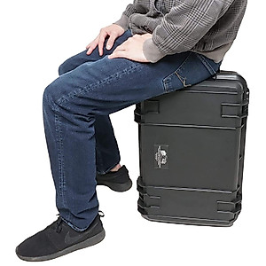 Case Club Gaming Station fits PlayStation 4 & PS4 Slim/Pro. Portable with Built-in 24" 1080p Monitor, Storage for Controllers, Games, and Included Speakers (PS4 & Accessories Not Included) Gen 2