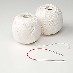 Addi AD7107025-02.00 Circular Knitting Needle, 25cm x 2.0mm, Silver