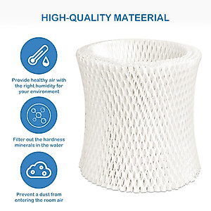 Humidifier Wick Filter Replacement Compatible with Canopy Nursery Humidifiers ONLY, Multi-Layer Filter Made with Wood Pulp, Paper Filter, 3-Pack