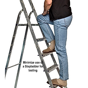 Tess Safety Pole -Smoke Detector and Emergency Exit- Extendable Pole Tester- Allows Easy Excess and Monitoring for Life Safety Products -Spellbound