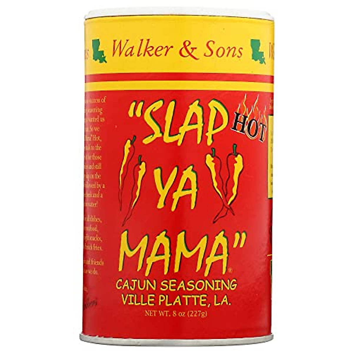 Walker & Sons Slap Ya Mama Cajun Seasoning Bundle - 3 Items (Original, Hot and White Pepper Blend) by Slap Ya Mama