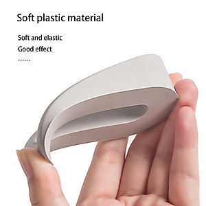 3 Pack Big Door Stopper,Door Stops with Door Holder,Premium Soft PVC Security Wedge for Bottom of on Tile,Concrete, Carpet,Wooden Floor,Fashion Design(3 Colors)