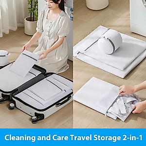 Rukinovi 4Pcs Mesh Laundry Bags,Small Fine Mesh Wash Bags for Clothes and Lingerie Wash Bag(1 Large 1 Medium 1 Small 1 Brabag) (A-1 small 1 medium 1 large)