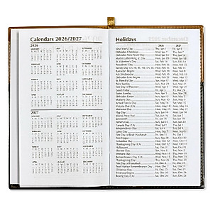 BookFactory 2023 Weekly Pocket Calendar / 2023 Calendar / 2023 Weekly Calendar / Weekly Planner Organizer - Calendar with Notepad (CAL-2023-POCKET(Organizer))