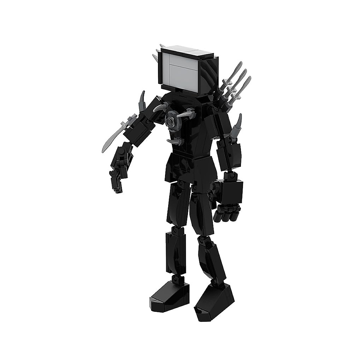 BUILDIFY Skibidi Large TV Man Toilet Building Toys Sets, Animal Plushie Doll TV Man Figure Buildable Bricks Toys Collectible Gifts for Kids Fans Aldults Birthday (165 Pieces)