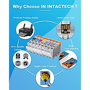 Compatible CLI-42 Ink Cartridges Replacement for Canon CLI-42 CLI42 Pixma PRO-100 Ink Work for Pixma Pro100 Printer, (8 Combo Pack, C42BK C42C C42M C42Y C42PC C42PM C42GY C42LGY)