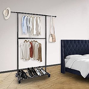 Fishat Lightweight Garment Rack Combination