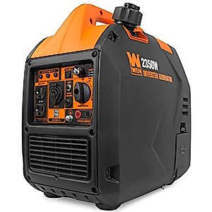 WEN 56235i Super Quiet 2350-Watt Portable Inverter Generator with Fuel Shut Off, CARB Compliant, Ultra Lightweight, Black