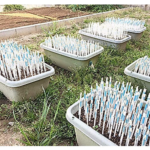 IPPINKA Sustee Aquameter, Set of 4, Plant Soil Moisture Sensor (Green, Medium)