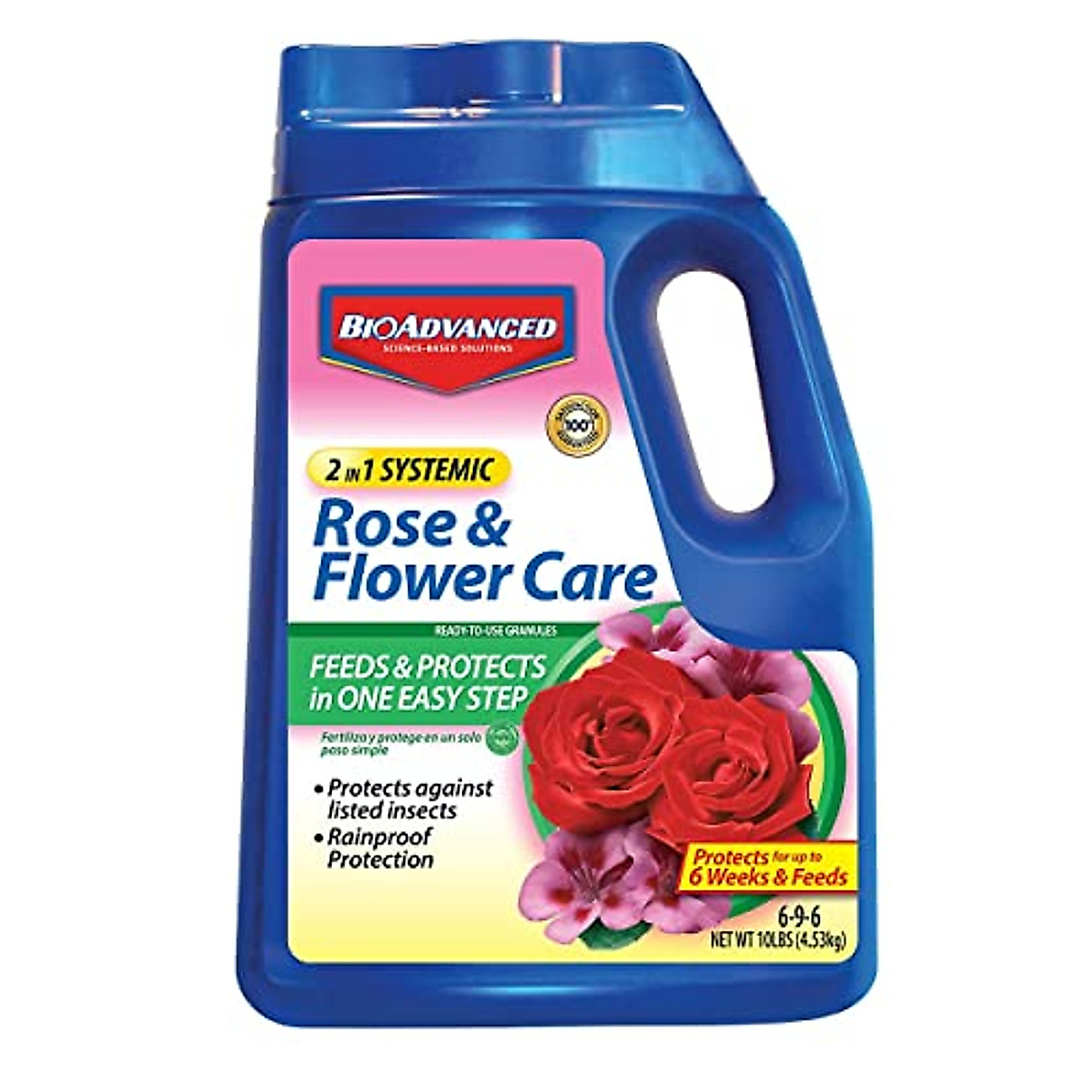 BioAdvanced 2-In-1 Systemic Rose and Flower Care, Granules, 10 lb