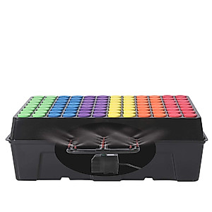 Clone Machine 96 Site, Aeroponic Cloning System Using 2 in Neoprene Insert Collars with Free Cloner Humidity Dome for Plant Cutting Propagation