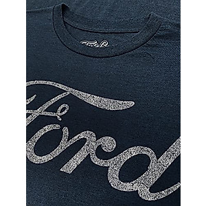 Ford Signature T-Shirt | Soft Touch Fabric-Large Navy Heather