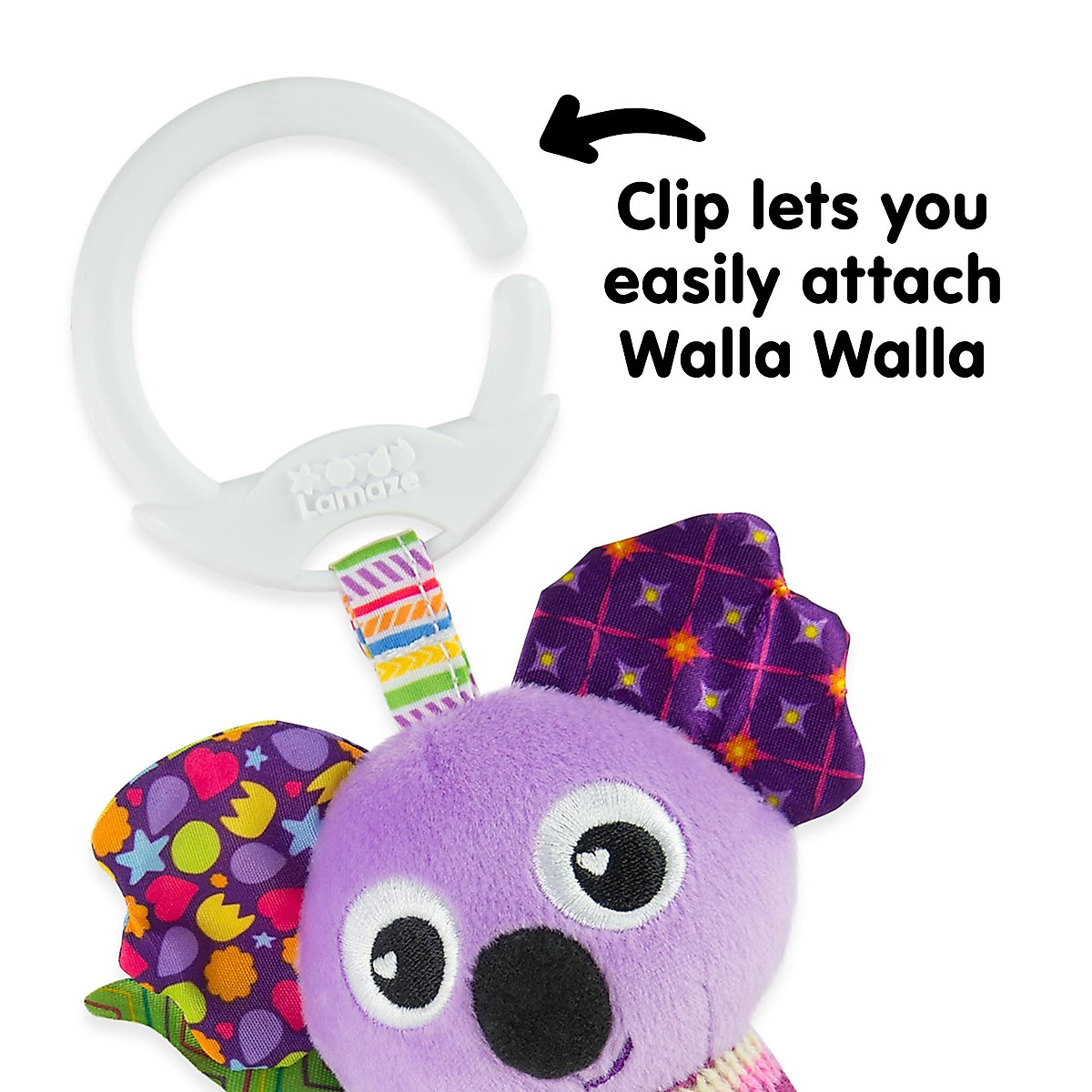 Lamaze Walla Koala, Clip On Toy, Multi